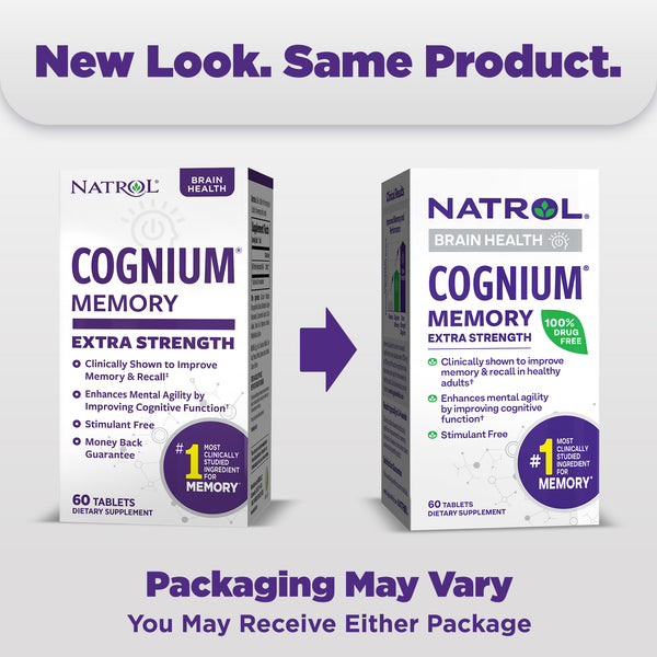 Cognium Memory Extra Strength Tablets | Brain Health | Natrol®